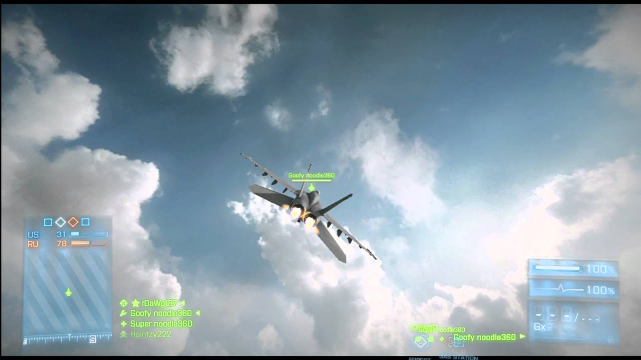 Jumping out of a jet in battlefield 3 :D - YouTube