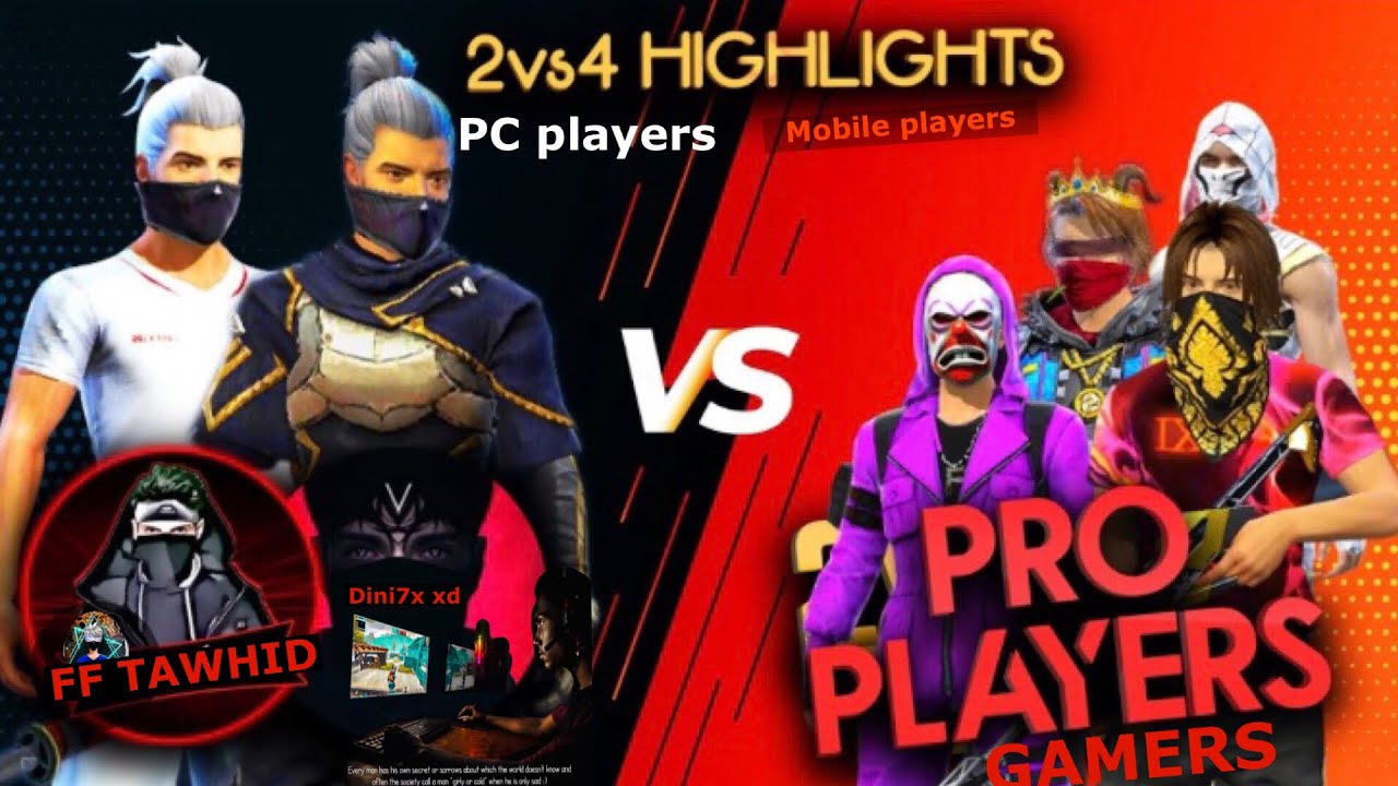 New gild test 2vs4 PC players Vs android mobile players - YouTube
