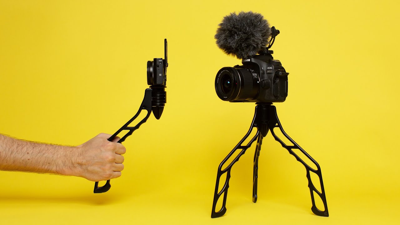 Introducing SwitchPod — A minimal, versatile, handheld tripod - YouTube