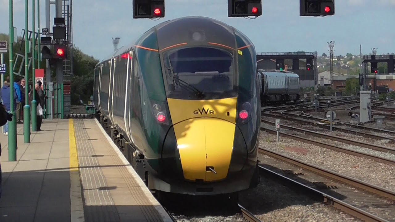 GWR Class 800 018-800 035 Departure Cardiff Central for Swansea - YouTube