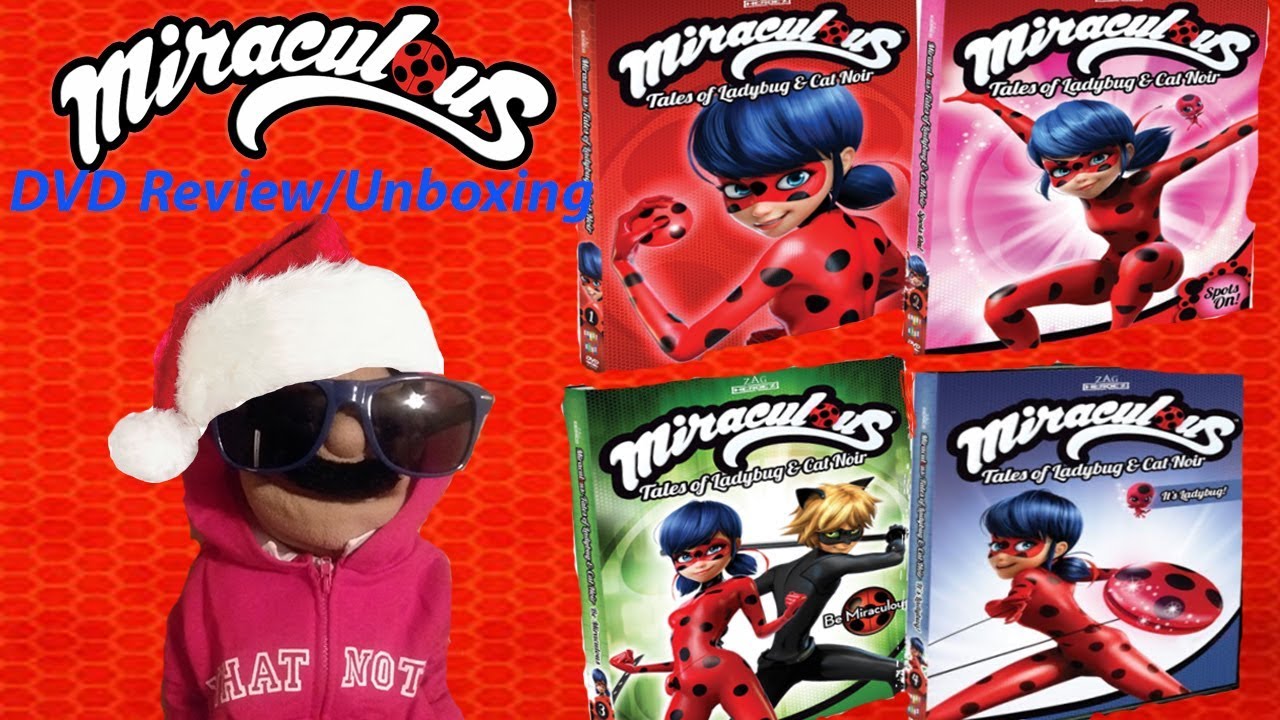 Miraculous Ladybug Season 1 DVDs Volumes 1-4 Review/Unboxing - YouTube