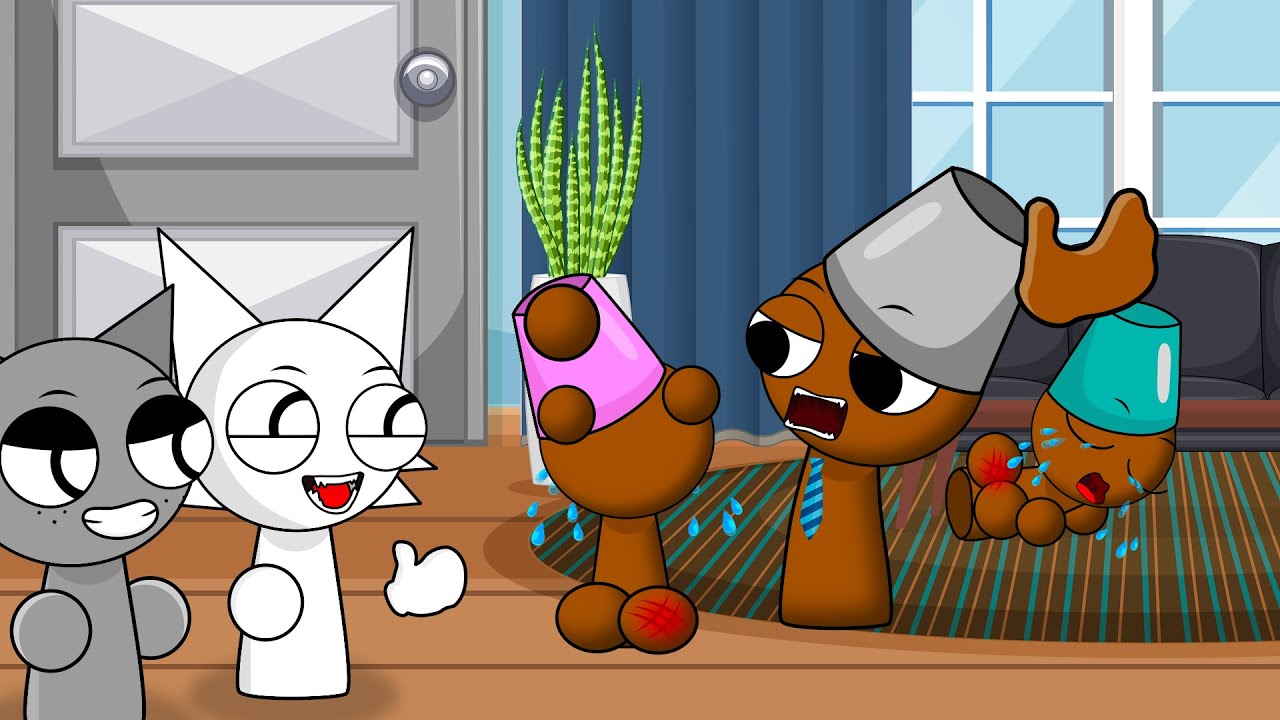 Sprunki Brud Dad Is Angry || Funny Sprunki Cartoon Collection - YouTube