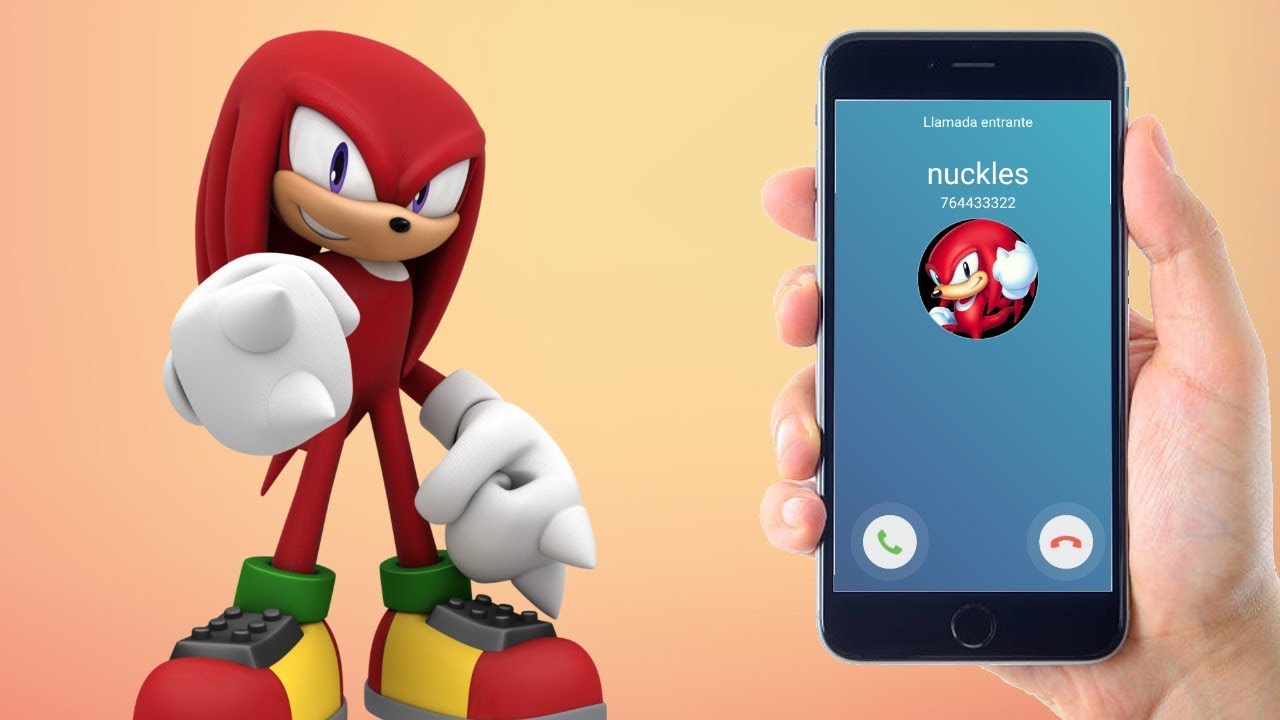 Llamada Falsa de Nuckles Quiere Hablar Contigo 🎍🎄📲 - YouTube
