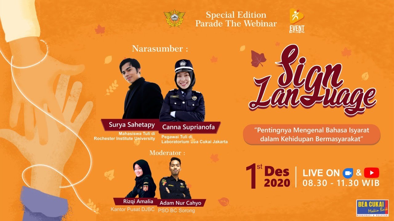 [LIVE] Sign Language - Pentingnya Mengenal Bahasa Isyarat Dalam ...