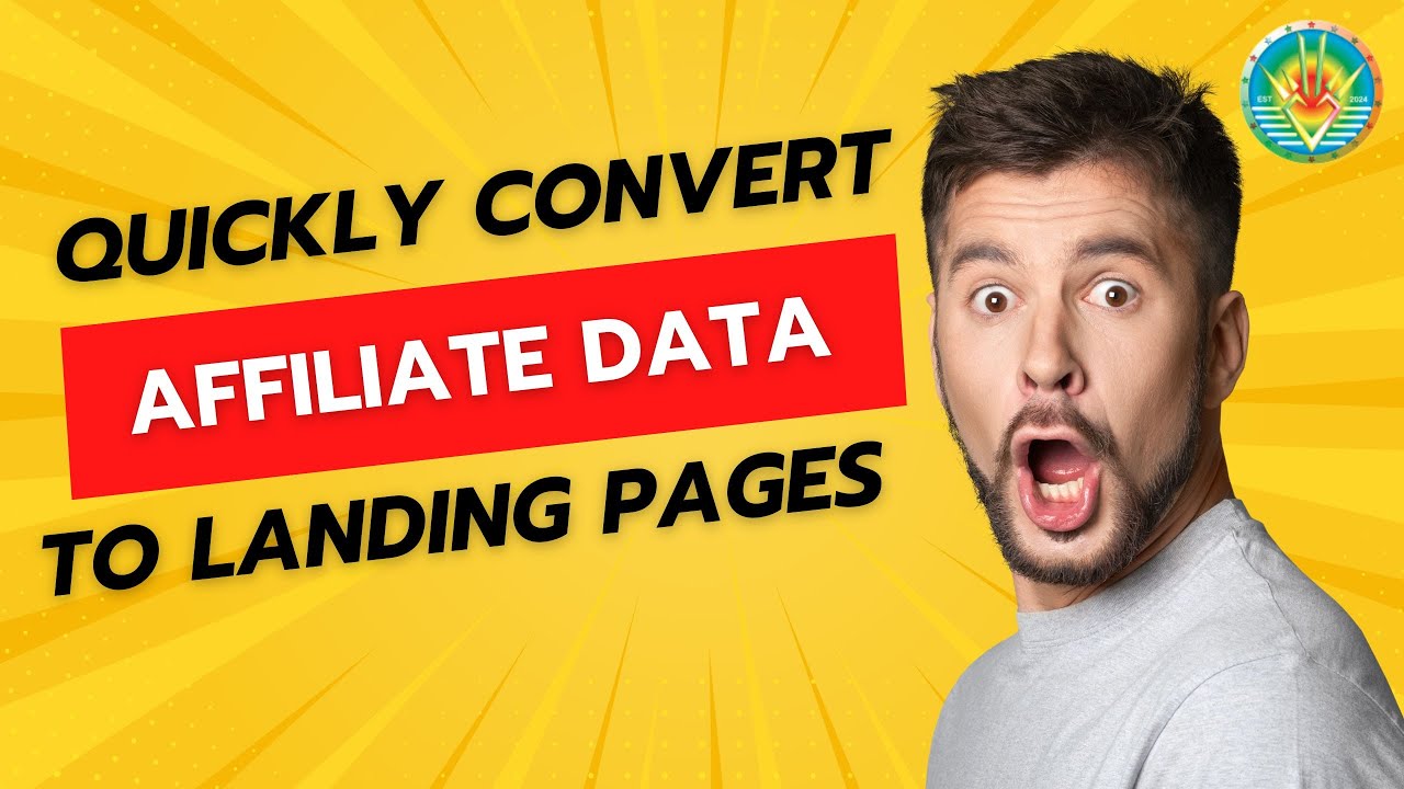 One Click To Generate Affiliate Landing Pages - YouTube