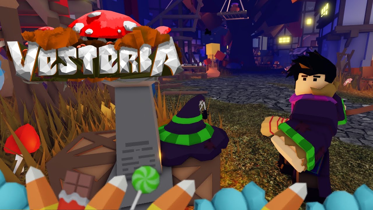 🔴(LIVE) Vesteria HAPPY HALLOWEEN!! (Doing fun stuff and giveaways ig ...