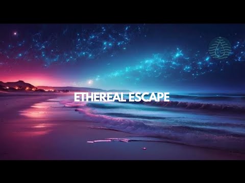 Ethereal Escape: Calming Waves on a Vibrant, Starry Beach 🌌 - YouTube