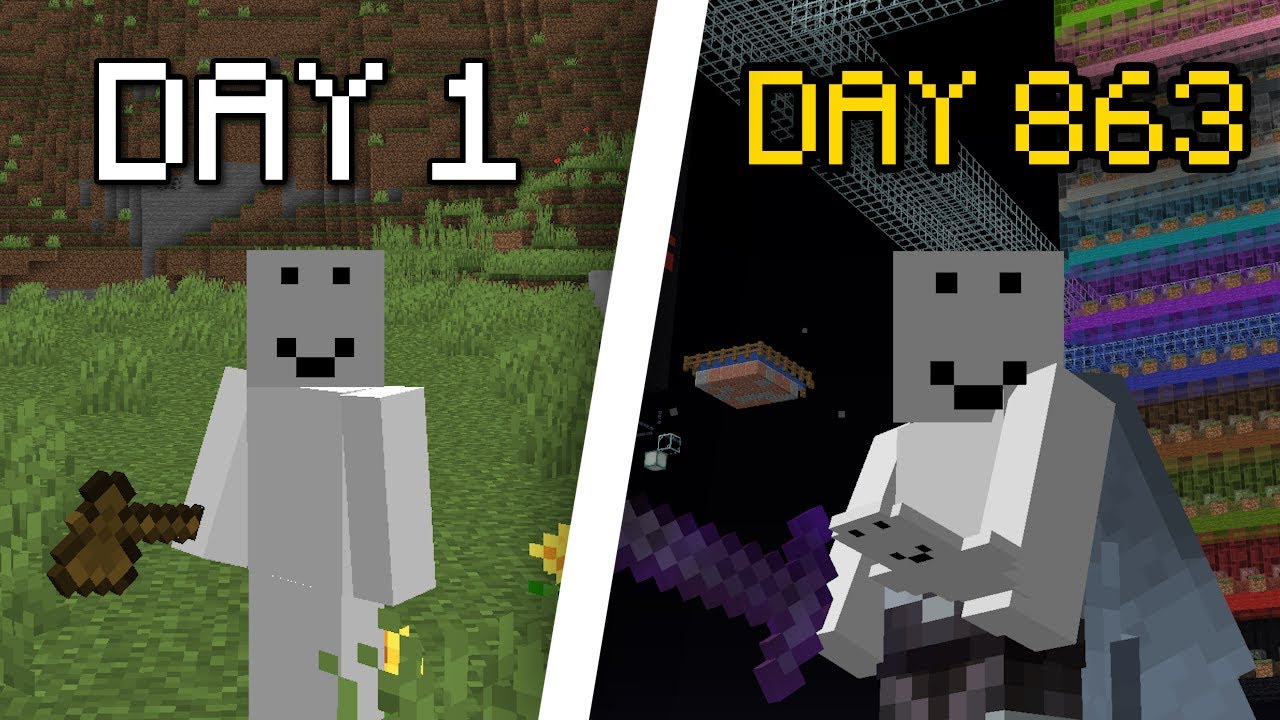 I Survived 863 Days in Minecraft - YouTube