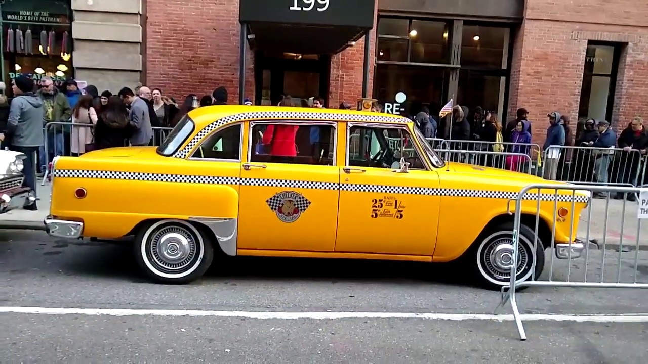 Original Checker Cab Taxi - New York City - YouTube