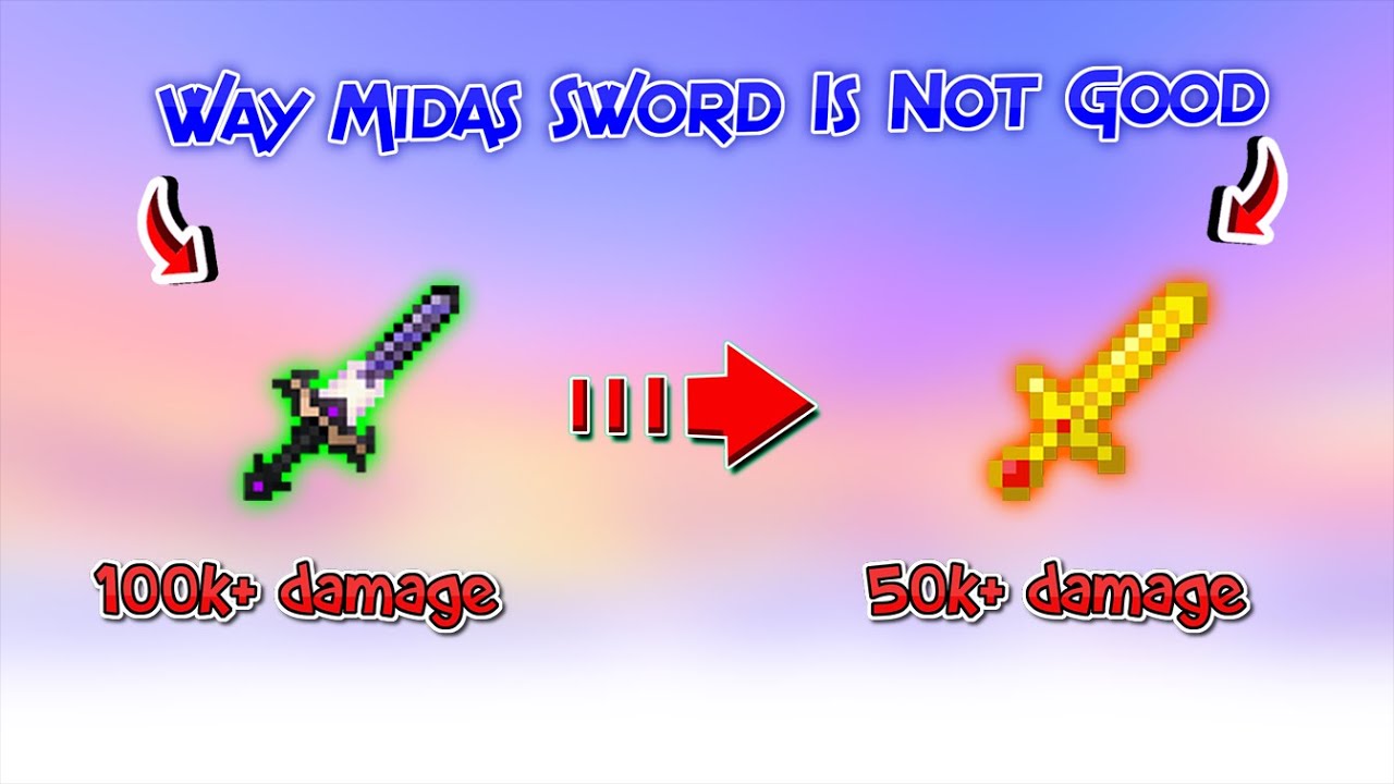 way midas sword is not good in fakepixel skyblock // midas sword big scam - YouTube