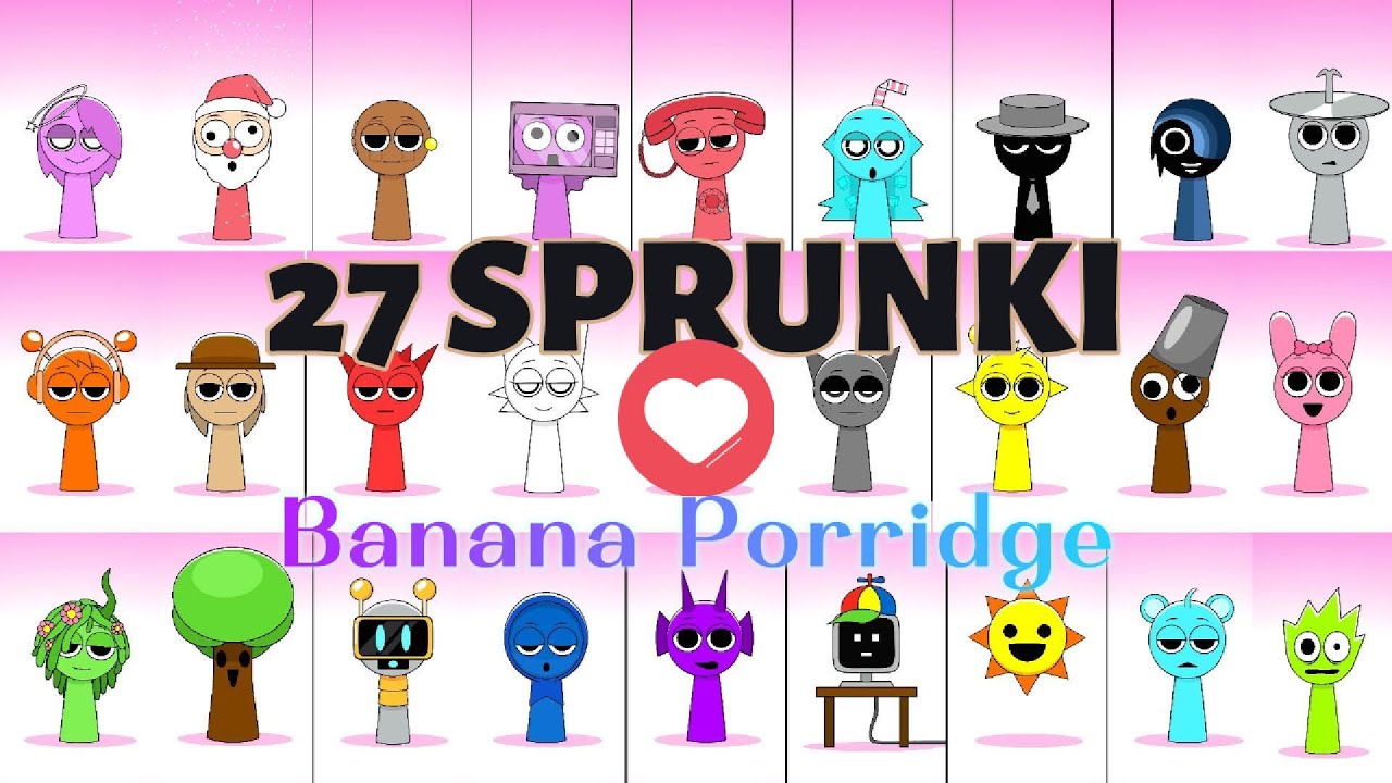 ALL 27 SPRUNKI || Phase 4 || A compilation of all Sprunki - YouTube