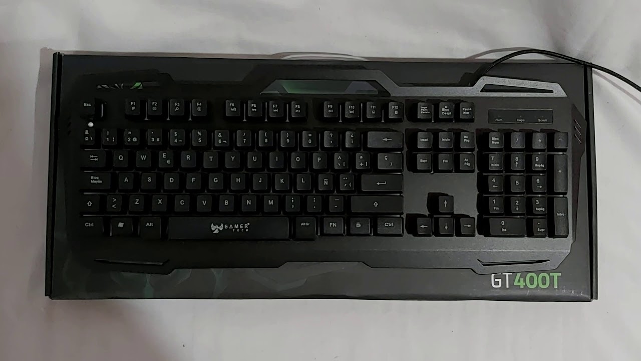 Teclado Gamer Tech GT400T RGB Metálico - YouTube