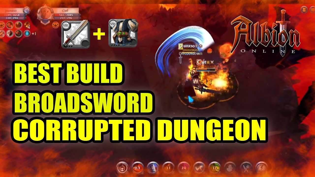 Broadsword is Back to corrupted dungeon!! BEST BUILD CDG ALBION ONLINE ...