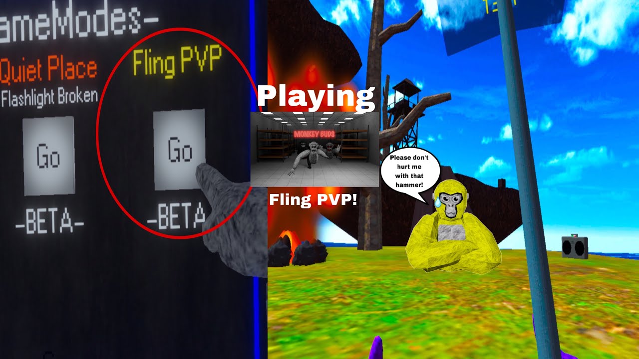 Playing Monkey Buds Fling PVP! - YouTube