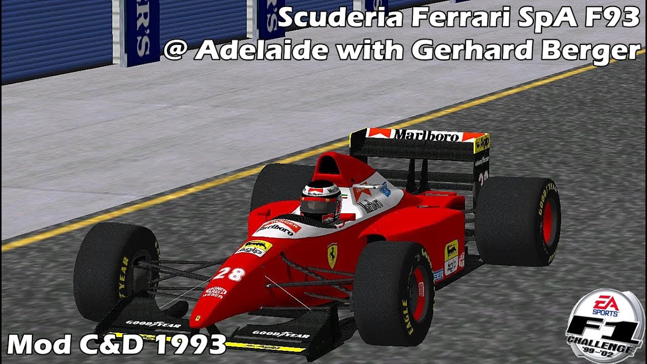 [F1C] Scuderia Ferrari SpA F93 @ Adelaide with Gerhard Berger | Mod C&D ...