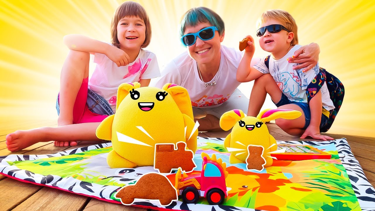Kids & Toys: Cooking Healthy Cookies & Picnic Fun - Play Videos for ...