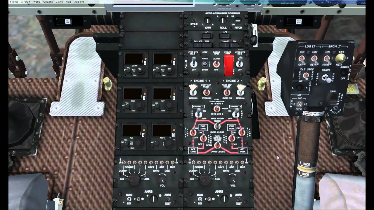 Bell 412 startup FSX HD - YouTube