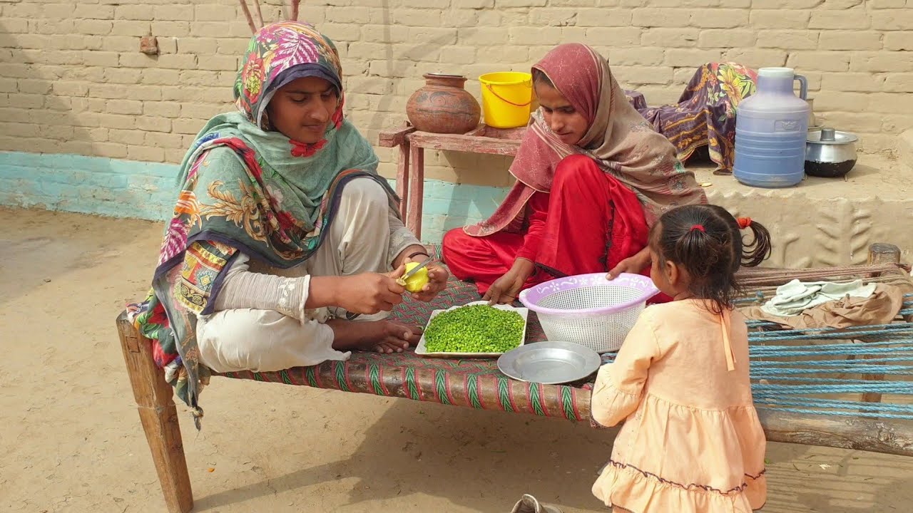 Beautiful Pakistani Village Woman Cooking Traditional Local Recipes ...