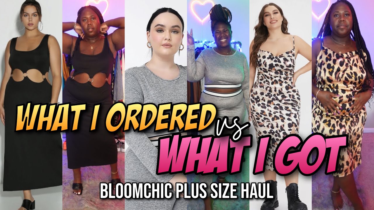 What I Ordered vs What I Got | Bloomchic Plus Size Try On Haul - YouTube