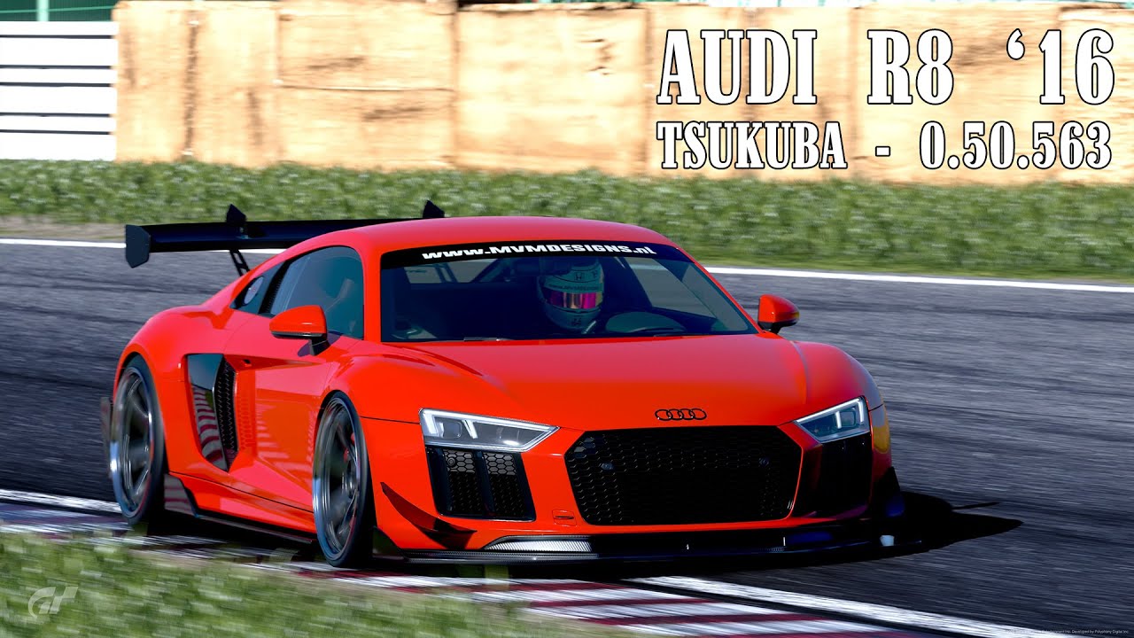 Audi R8 '16 - New fastest lap! - Time Attack Tsukuba - 0.50.563 - YouTube