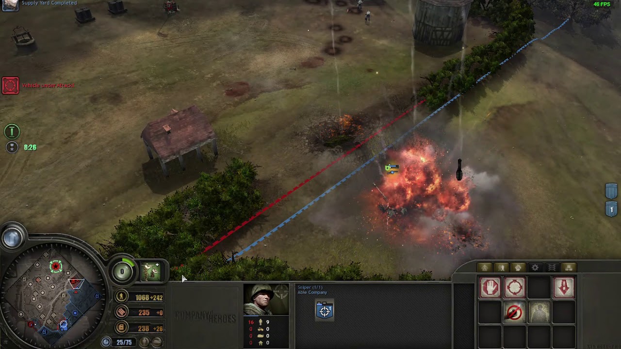 Company Of Heroes Walkthrough Part #9 Hill 192 (Invasion Of Normandy ...