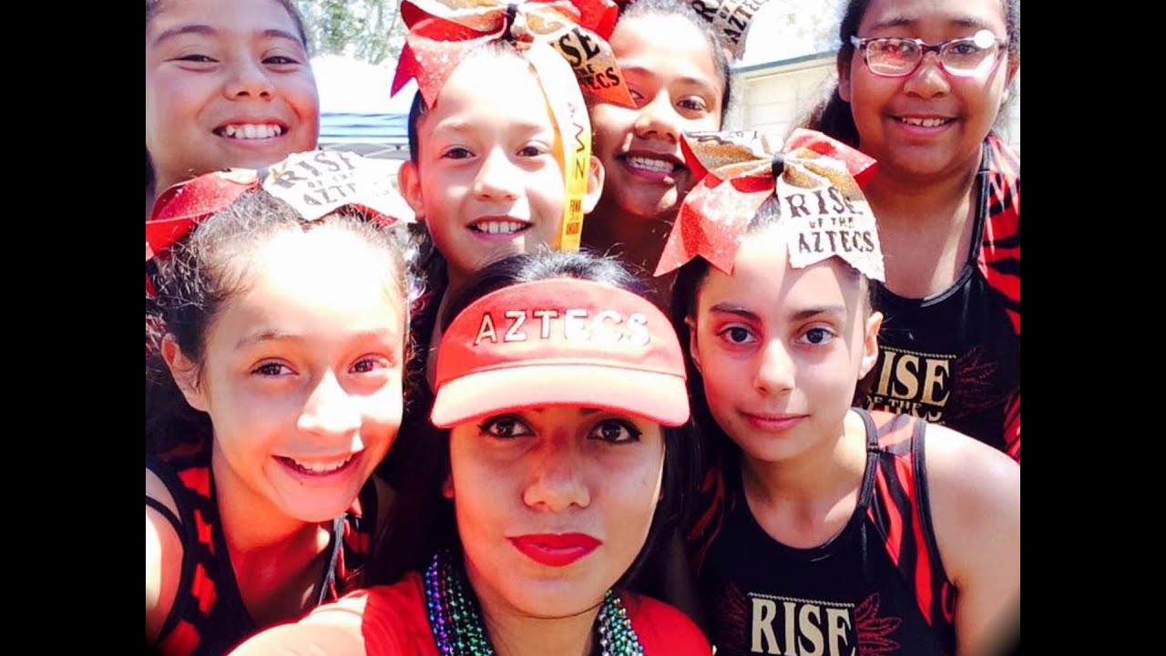 SG AZTECS CHEER 2015 - YouTube