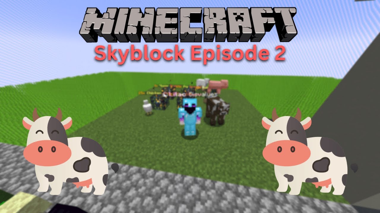 A Stack of COWS?! | NeoNetwork Skyblock Episode 2 - YouTube