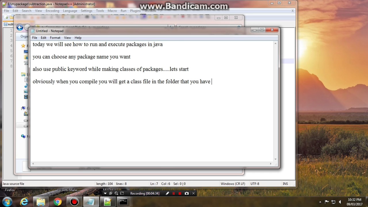 How To Create And Run Package Programs In Java Youtube
