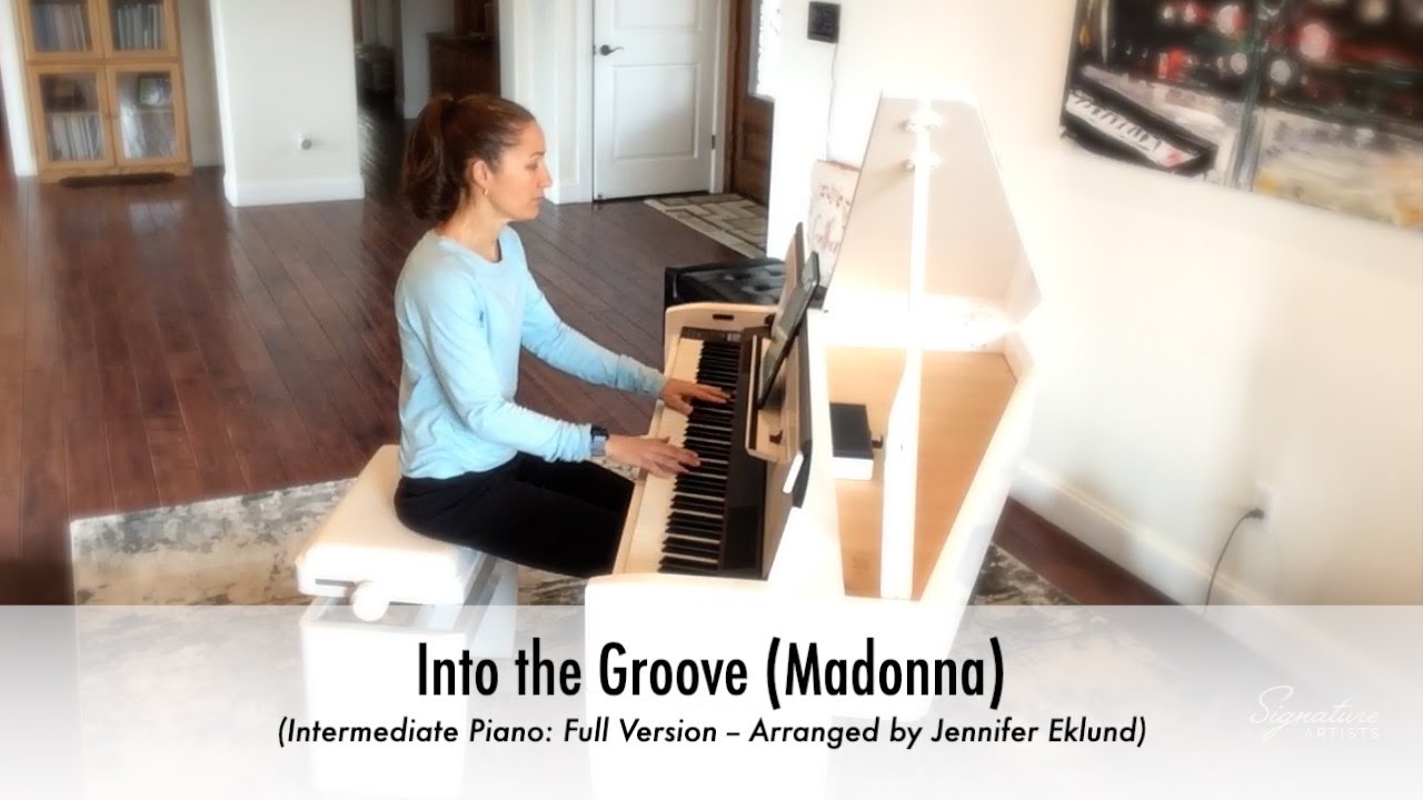 Into the Groove (Madonna) Piano Cover with Sheet Music (Intermediate ...