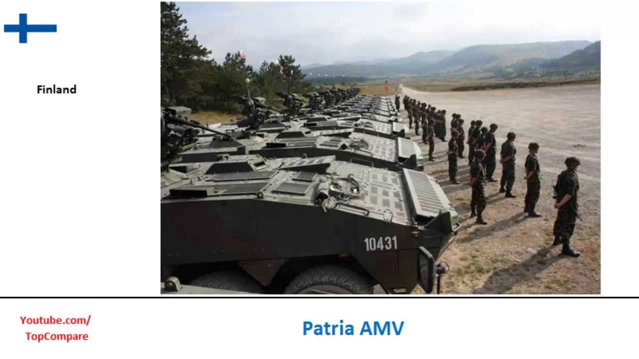 Patria AMV VS Freccia, Armored personnel carriers all specs comparison ...