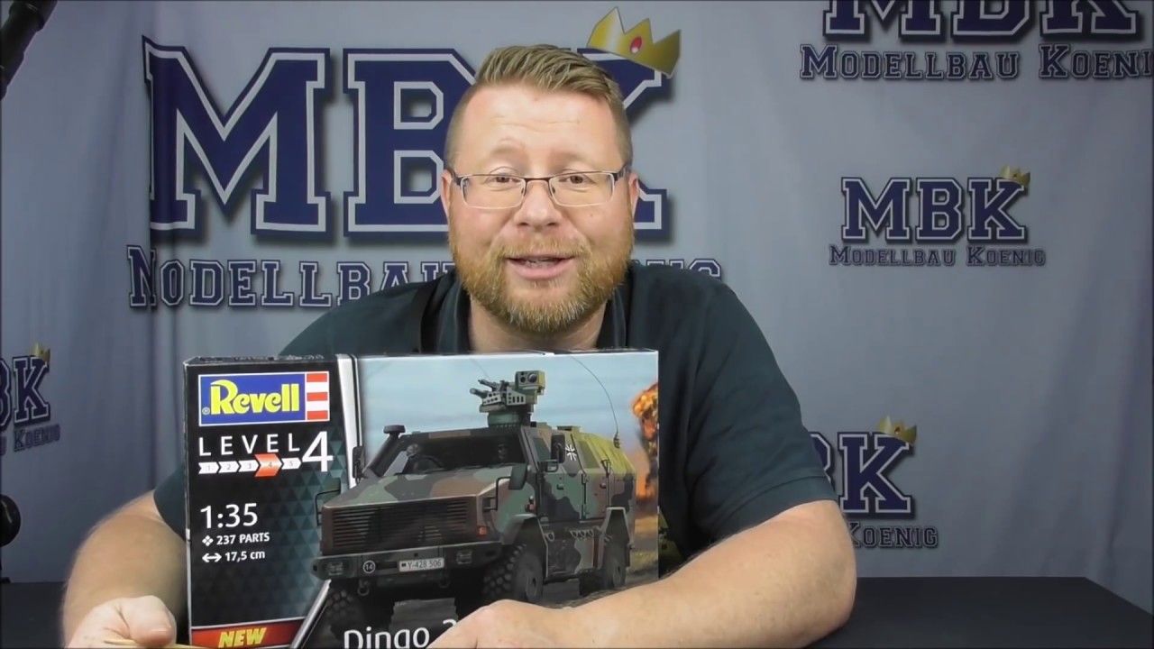 MBK packt aus #153 - 1:35 Dingo 2 GE A2.3 PatSi (Revell #03284) - YouTube