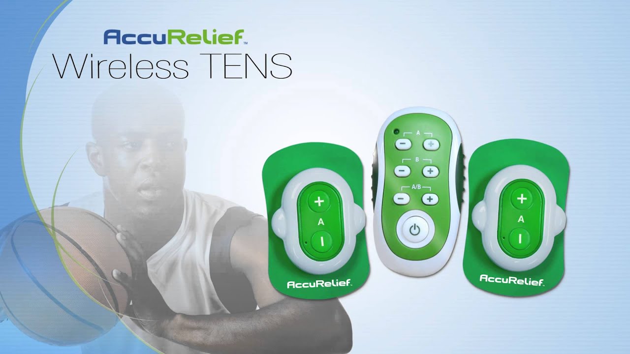 AccuRelief™ Wireless Remote Control TENS Pain Relief System - YouTube