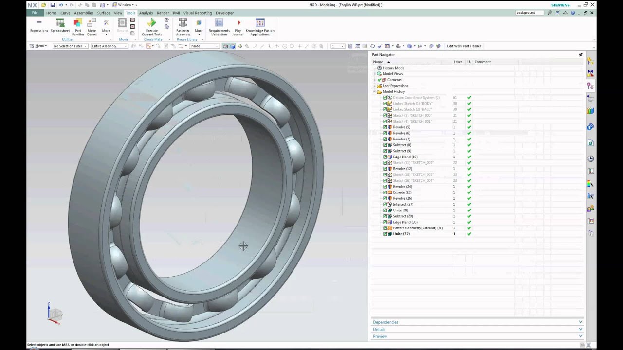 Top-down modeling — how to exploit strongest features of NX CAD - YouTube