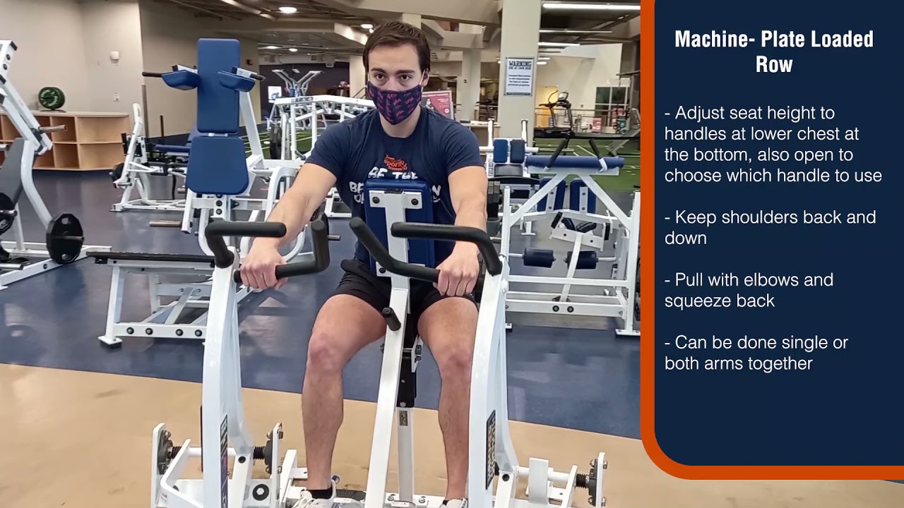 Exercise How-To: Plate Loaded Machine Row - YouTube