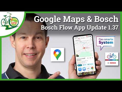 Bosch Update 🚵 Google Maps & Flow Navigation kombinieren 🆕 Bosch Flow App 1.37