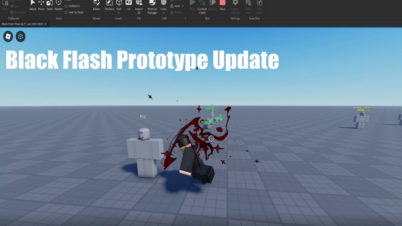 Black Flash Prototype Updated Version | Roblox Studio - YouTube