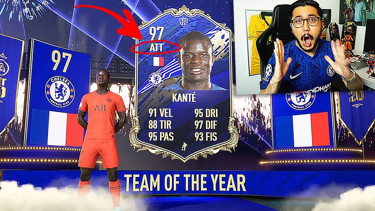 KANTÉ TOTY!!!!!! IL MIGLIORE ATT DI FIFA 20 Ultimate Team - YouTube