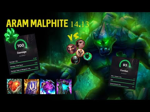 Malphite | ARAM 14.13 | League of Legends - YouTube