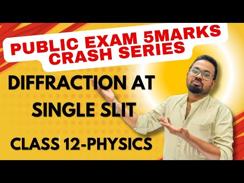 12th physics | Diffraction at single slit |unit 7| public exam ...