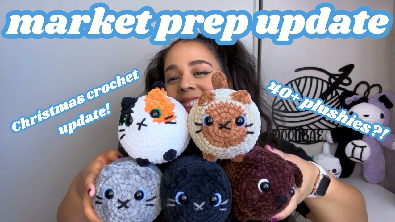 Crochet Market Prep & Christmas Present Progress! - YouTube