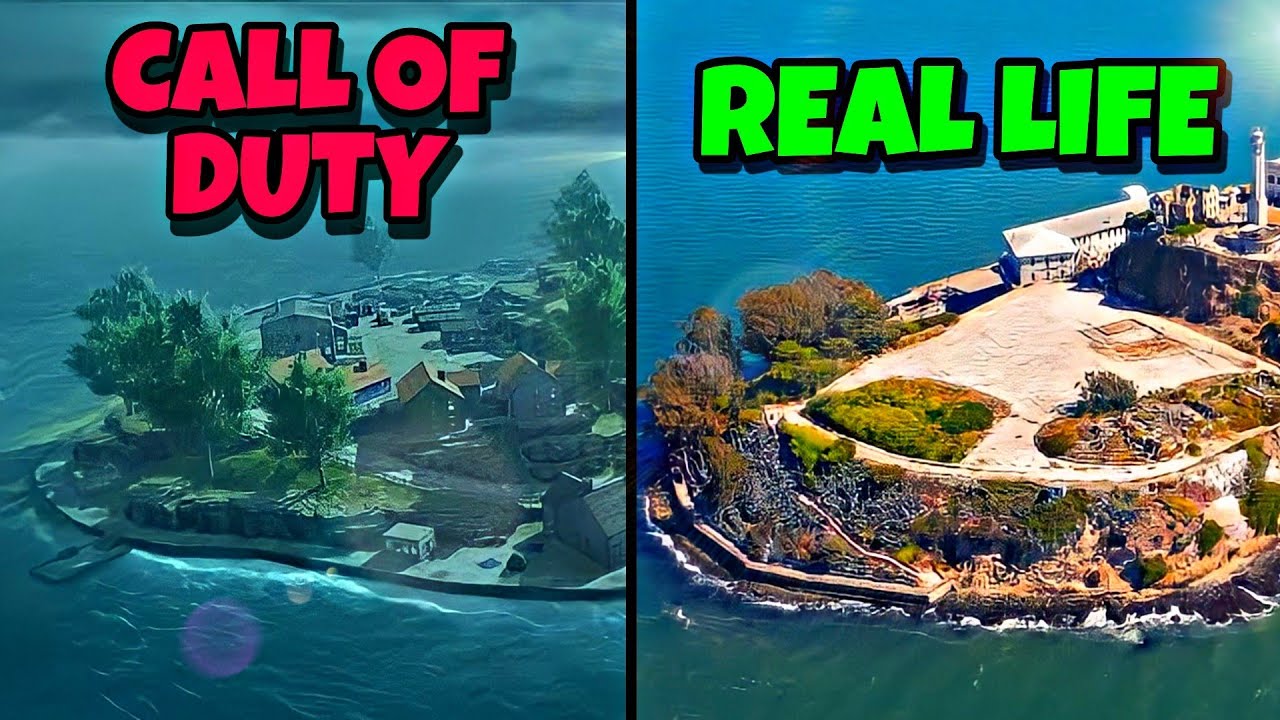 Alcatraz Codm Vs Alcatraz In Real Life - YouTube
