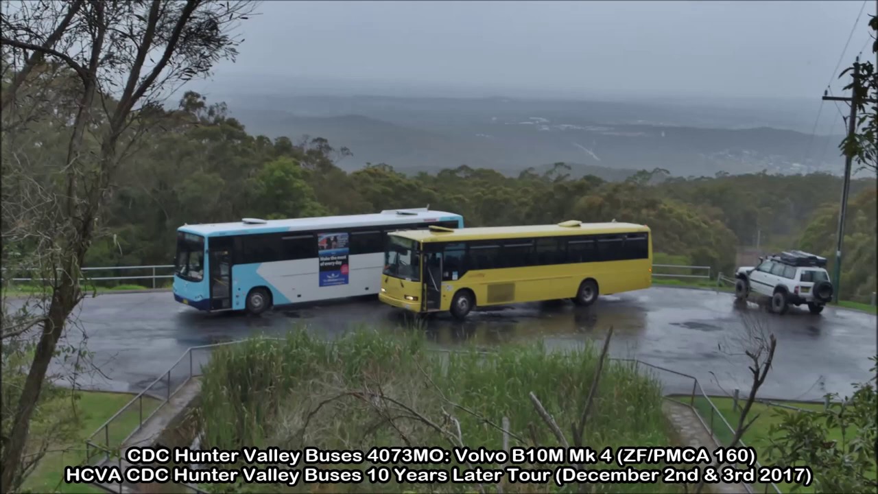 CDC Hunter Valley Buses 4073MO: Volvo B10M Mk 4 (ZF/PMCA 160) - YouTube