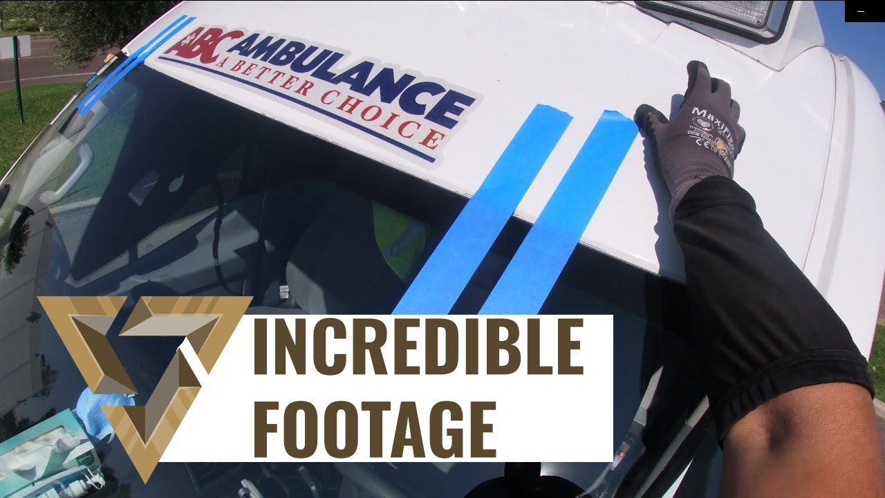 Fleet Vehicle Windshield Replacement ABC Ambulance Arizona - YouTube