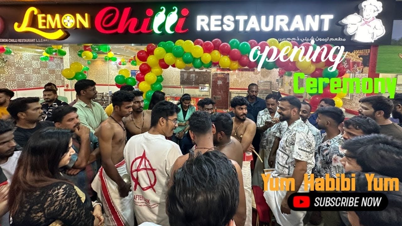 Opening Ceremony Lemon Chilli Restaurant #food #restaurant #foodie ...