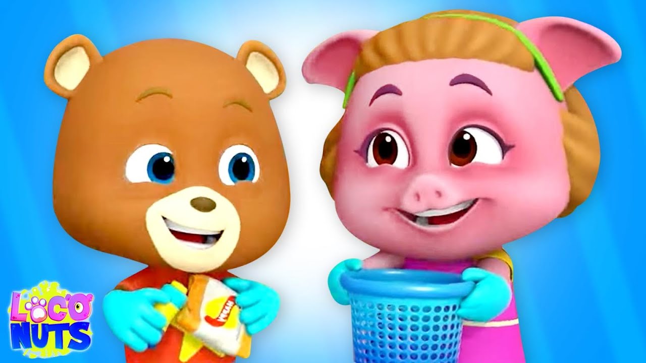 Clean Up The Park, Environment Song and Preschool Rhyme for Children ...