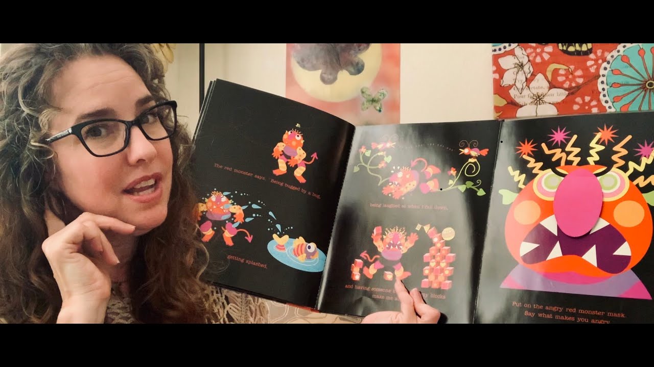 Glad Monster Sad Monster ~ A Book About Feelings - by: Ed Emberley and ...
