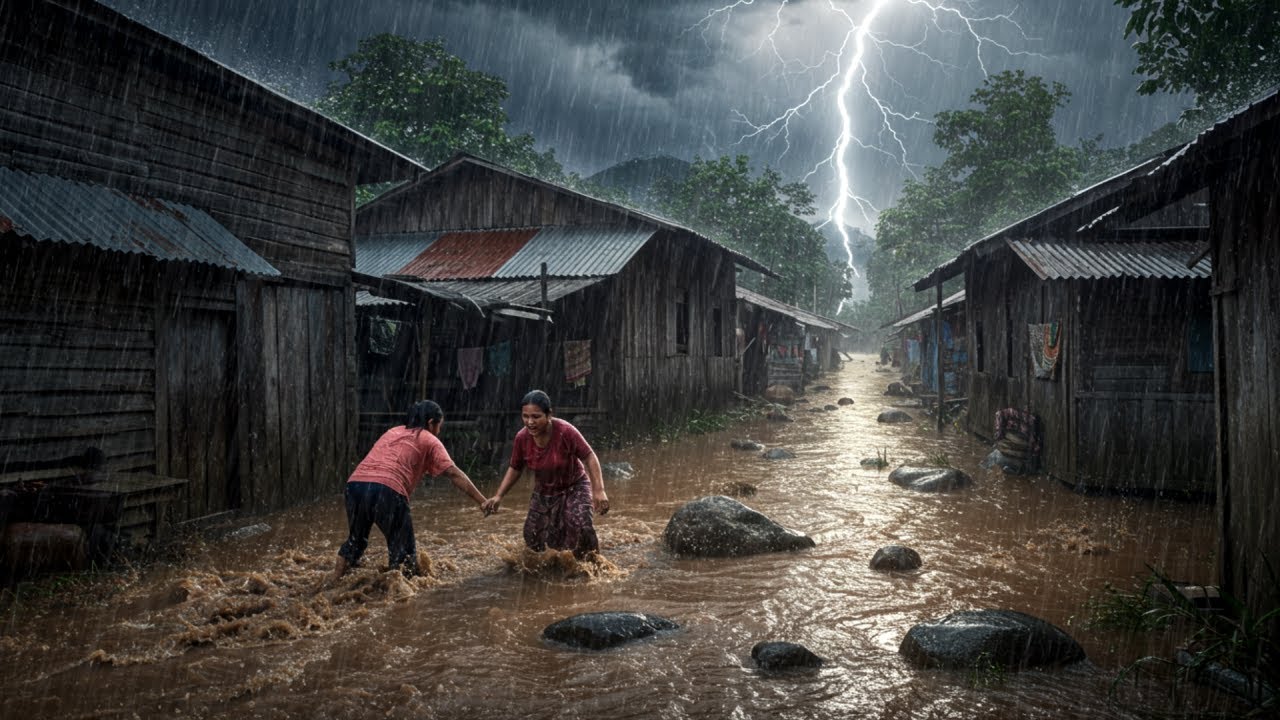 Super Heavy RAIN BIG Wind Rainstorm Sounds,99% For Relaxing, Meditate ...