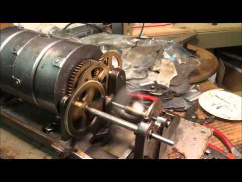 COLUMBIA 4 SPRING CYLINDER PHONOGRAPH MOTOR - After - YouTube