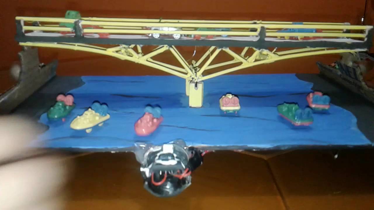 Terremoto en un puente (maqueta) - YouTube