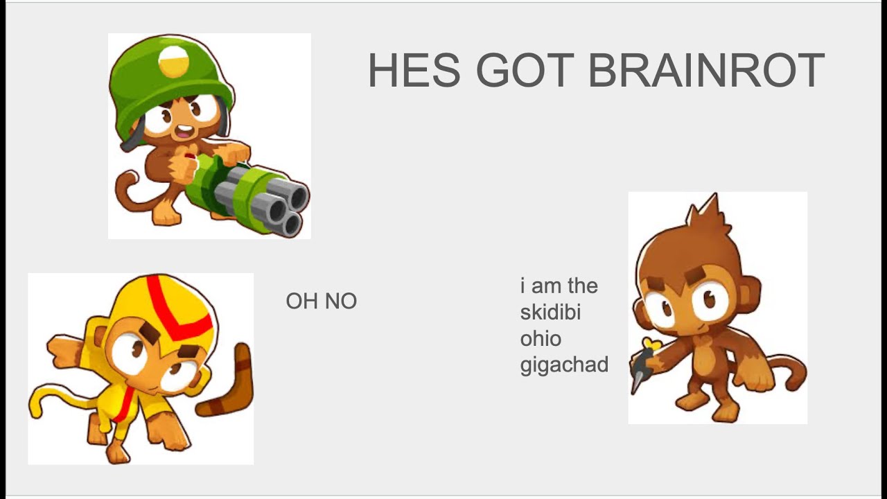 dart monkey gets brainrot (btd6) - YouTube